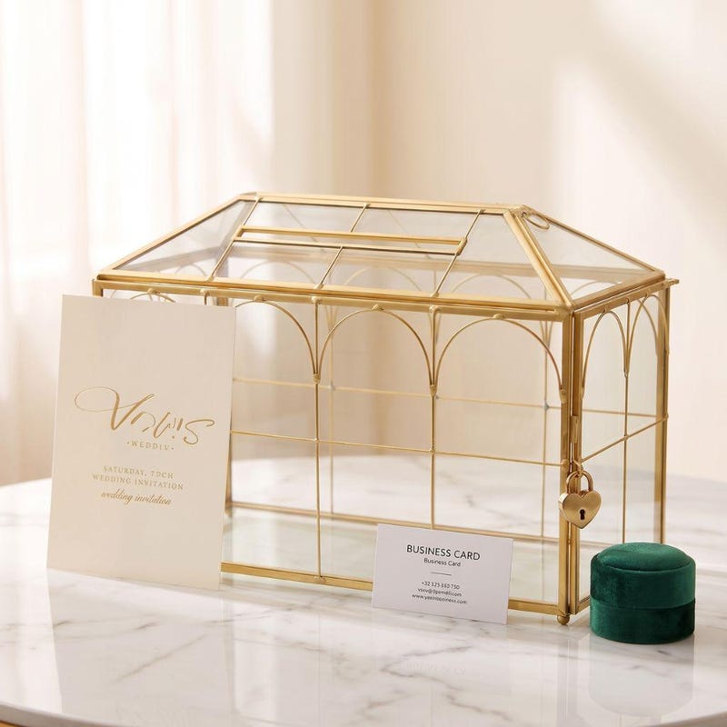Gold Boxes Centerpieces - Etsy