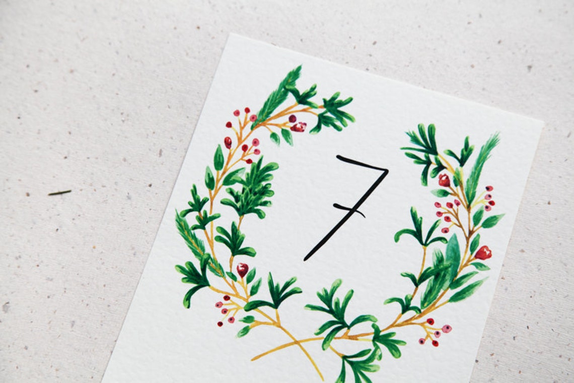 Custom Table Numbers - Unique Wedding Stationery - Etsy