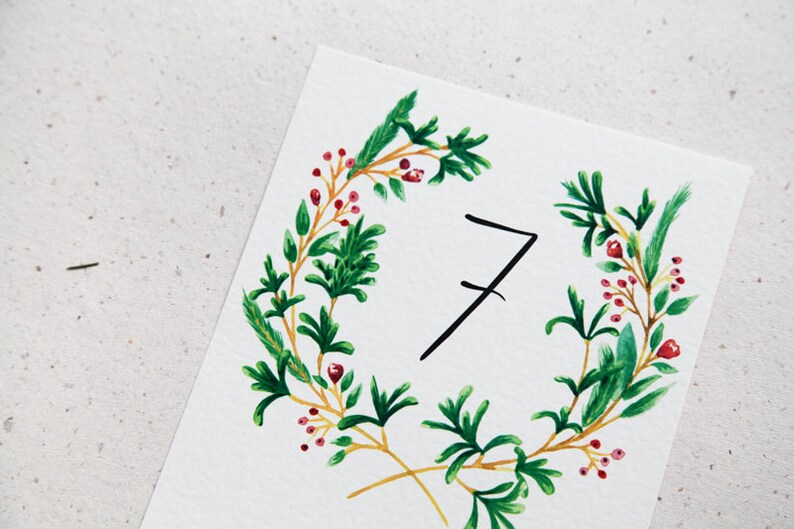 Custom Table Numbers - Unique Wedding Stationery - Etsy