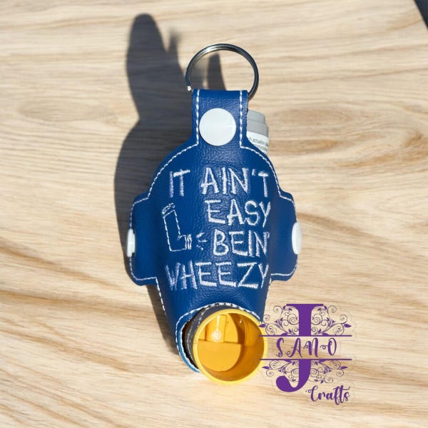 Inhaler Holder Keychain Svg - Etsy