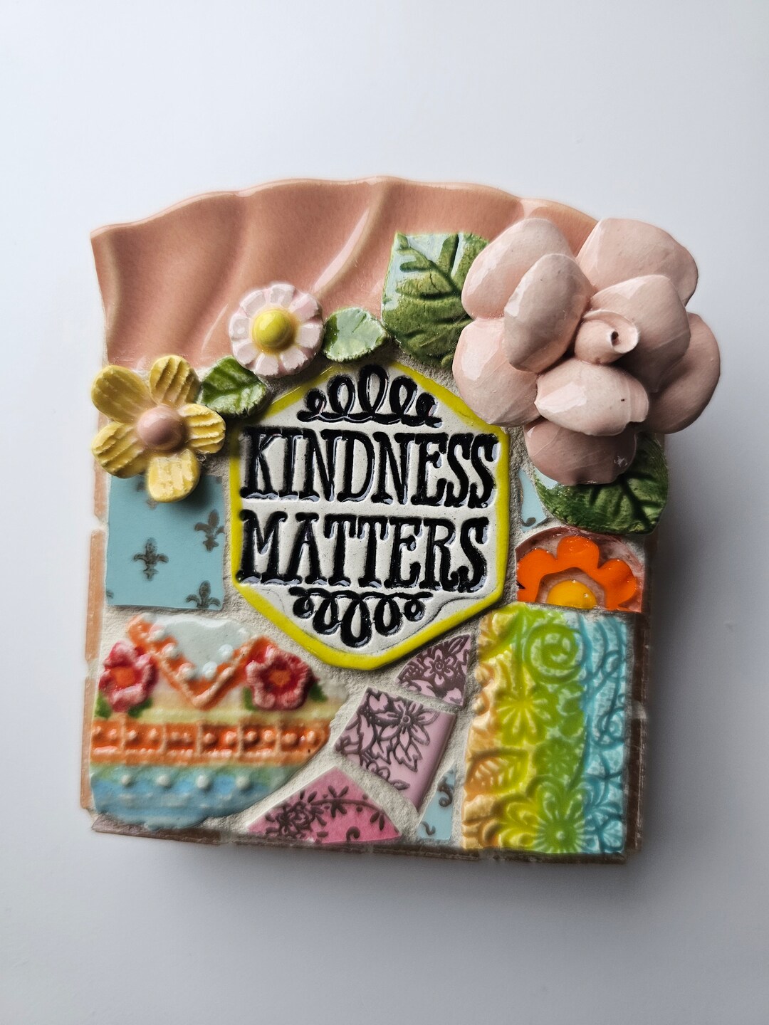 KINDNESS MATTERS Mosaic Wall Art, Gift, Mosaic, Mosaic Art - Etsy