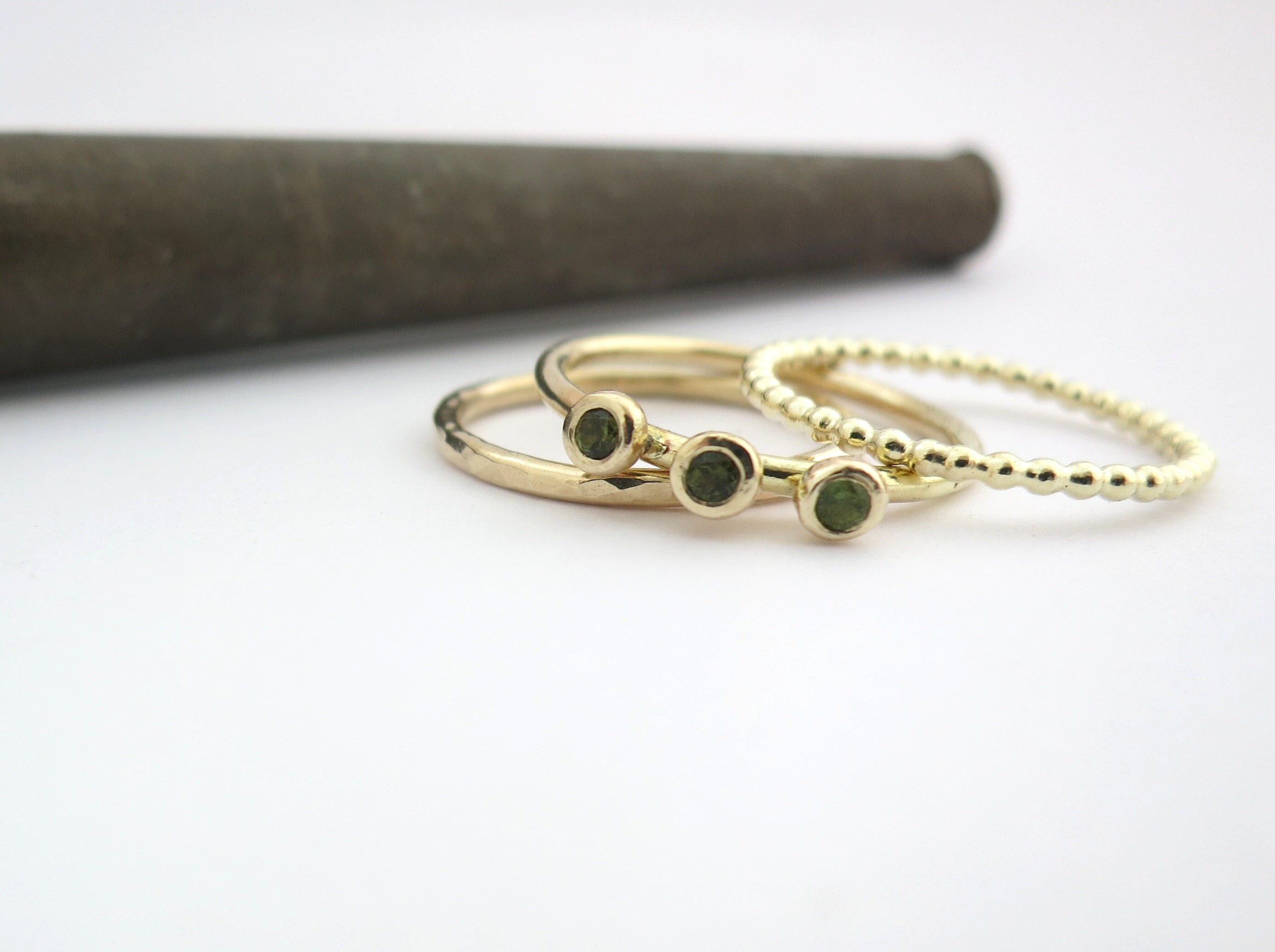 Stacked ring set 14k gold ring Gold rings women Stacked | Etsy