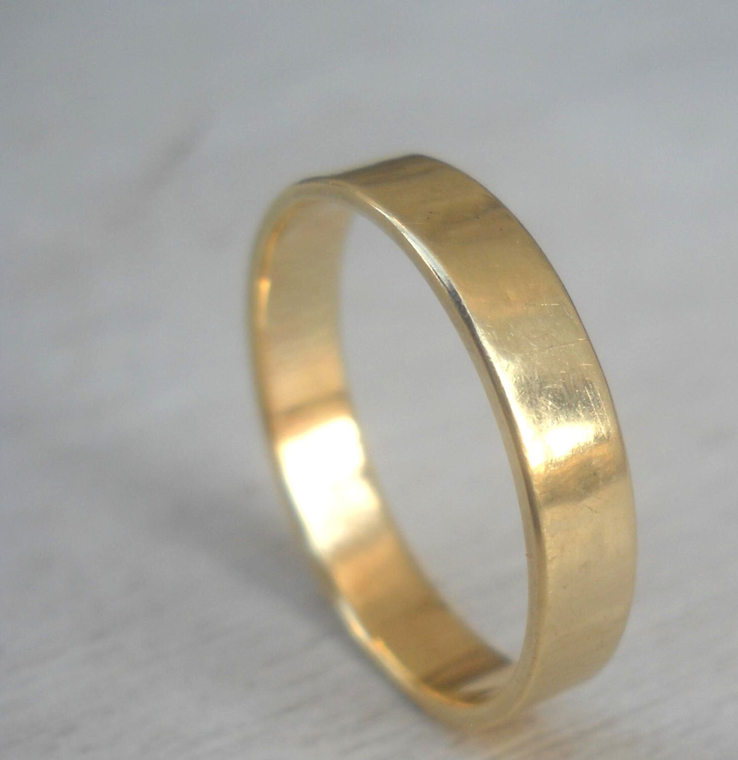 Wedding Band Men's Wedding Ring Classic Wedding Ring | Etsy