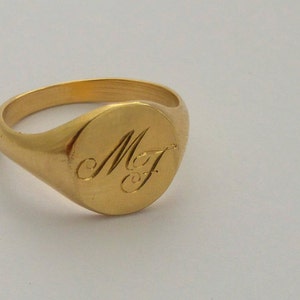 Signet Ring Women, Signet Ring, Gold Rings Women, Rings for Women, 14K ...