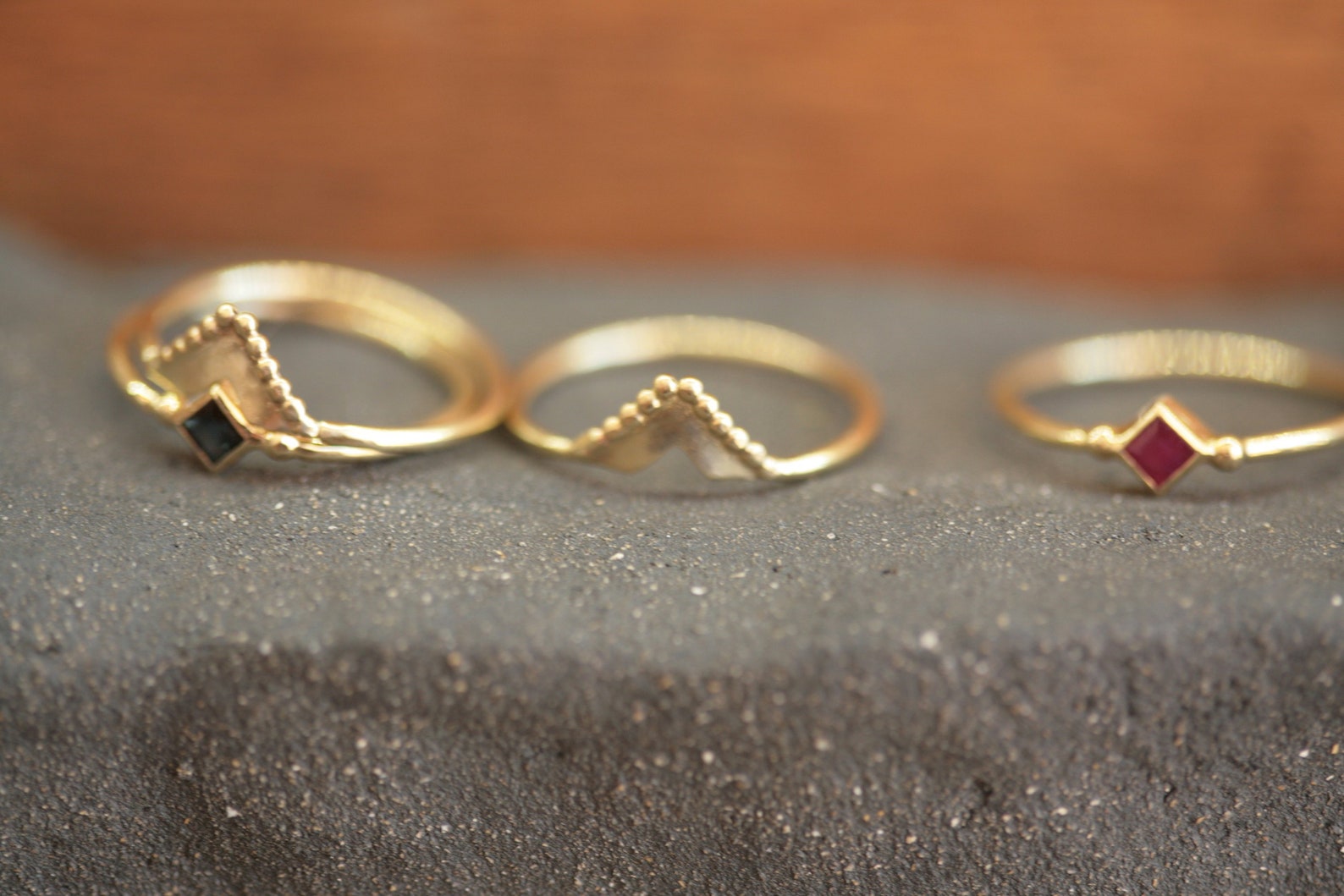 14k Gold Ring Pinky Rings Solid Gold Ring Gold Ring Women | Etsy