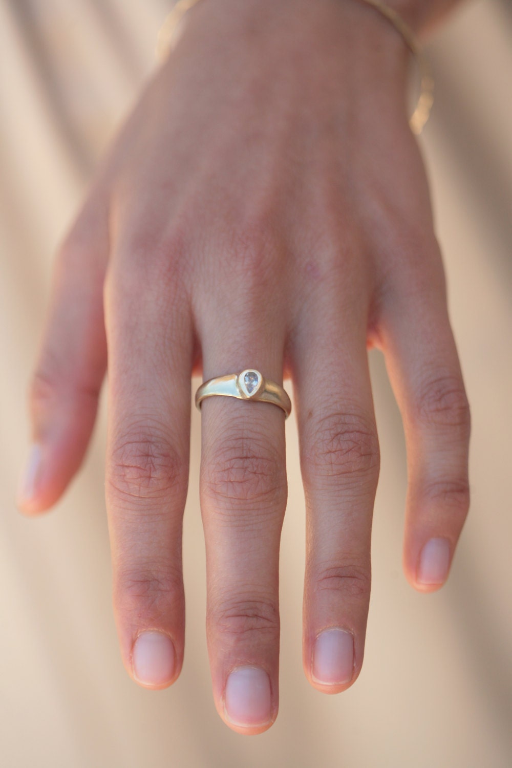 Gold Signet Ring Gemstone Signet Ring 14k Gold Ring | Etsy