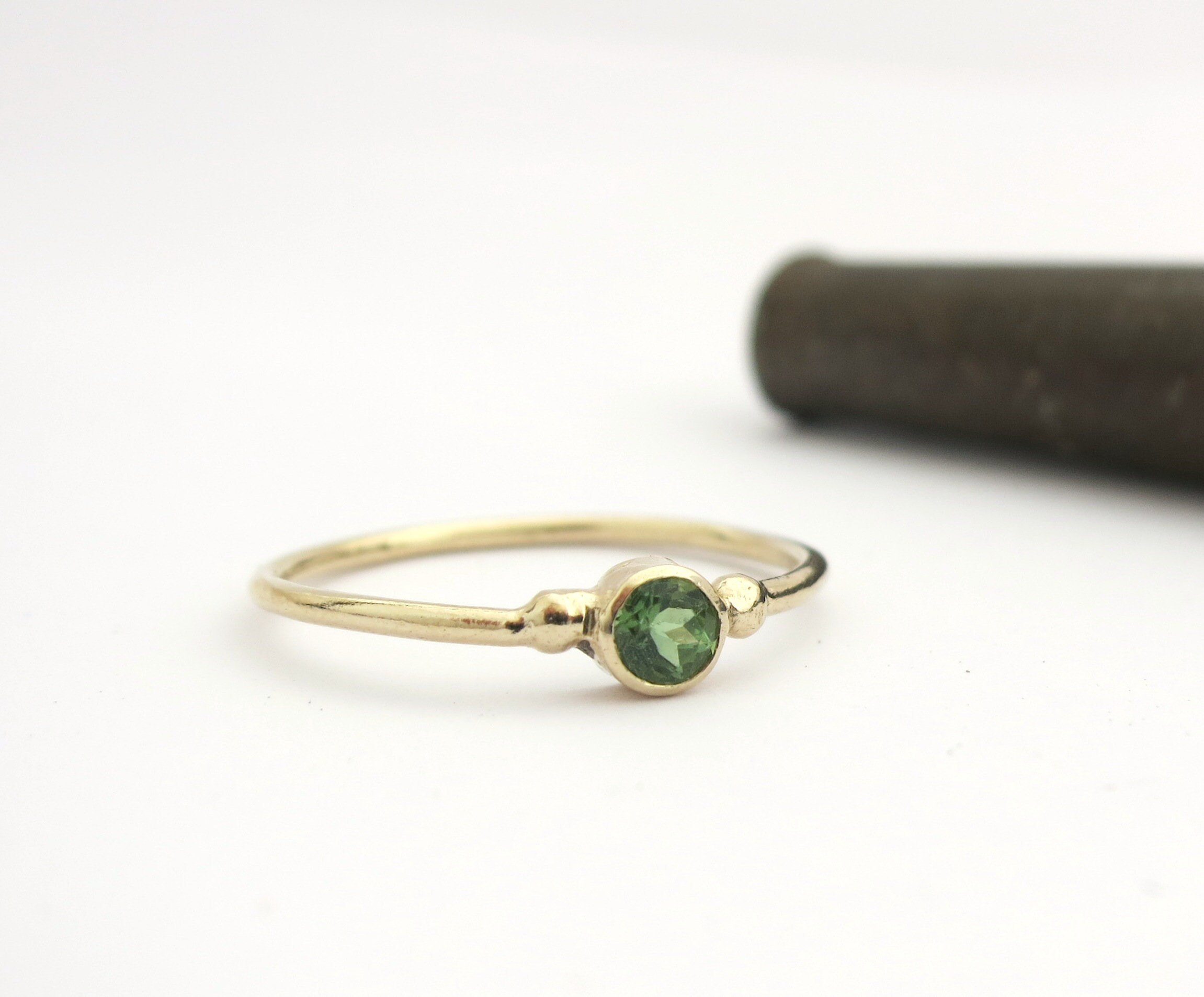 Tourmaline Gold Ring, 14k Gold Ring, Minimalist Gold Ring, Gold Ring ...