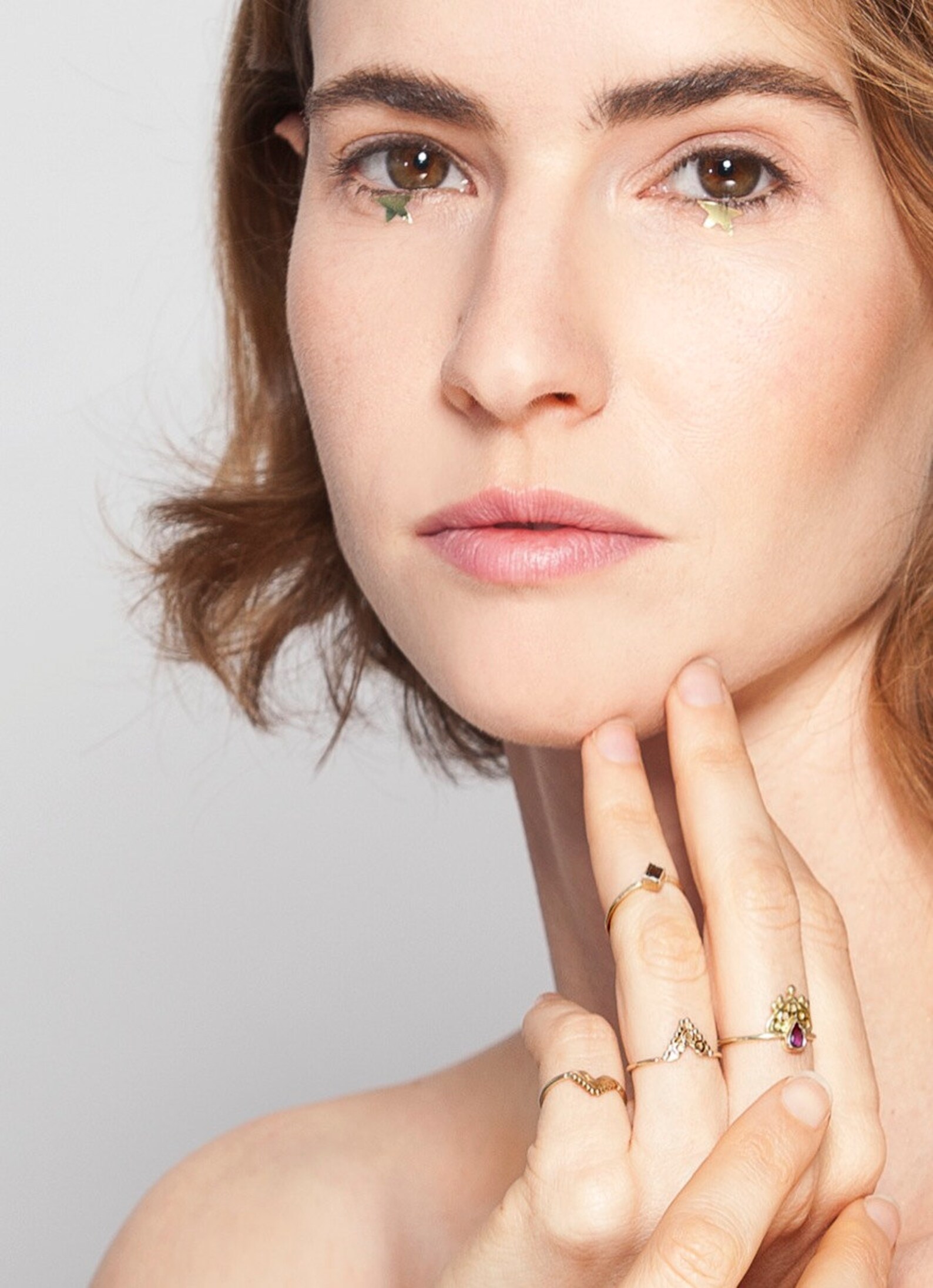 Gold Pinky Ring 14k Solid Gold Ring Women Pinky Ring | Etsy