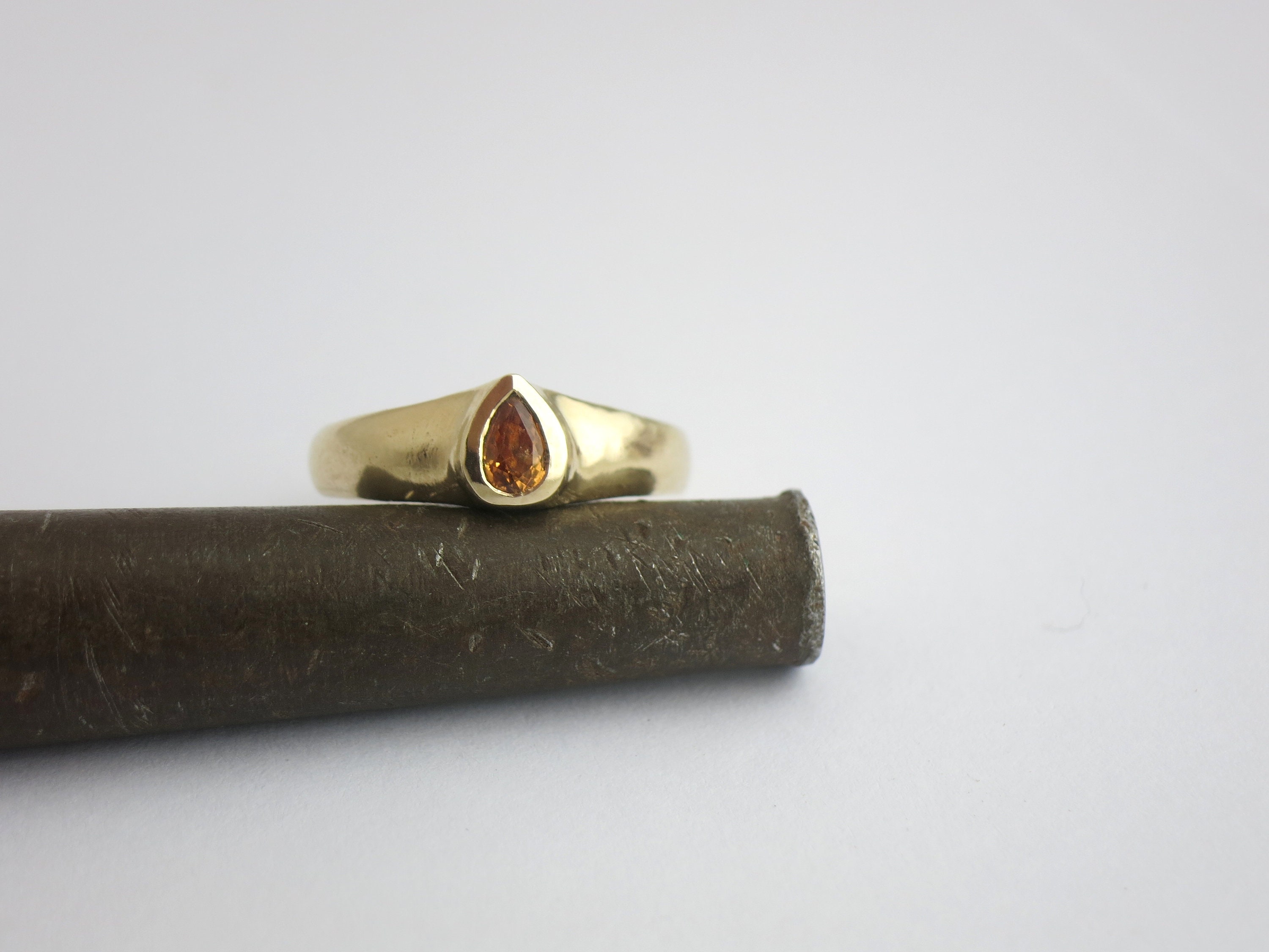 Gold Signet Ring Gemstone Signet Ring 14k Gold Ring | Etsy