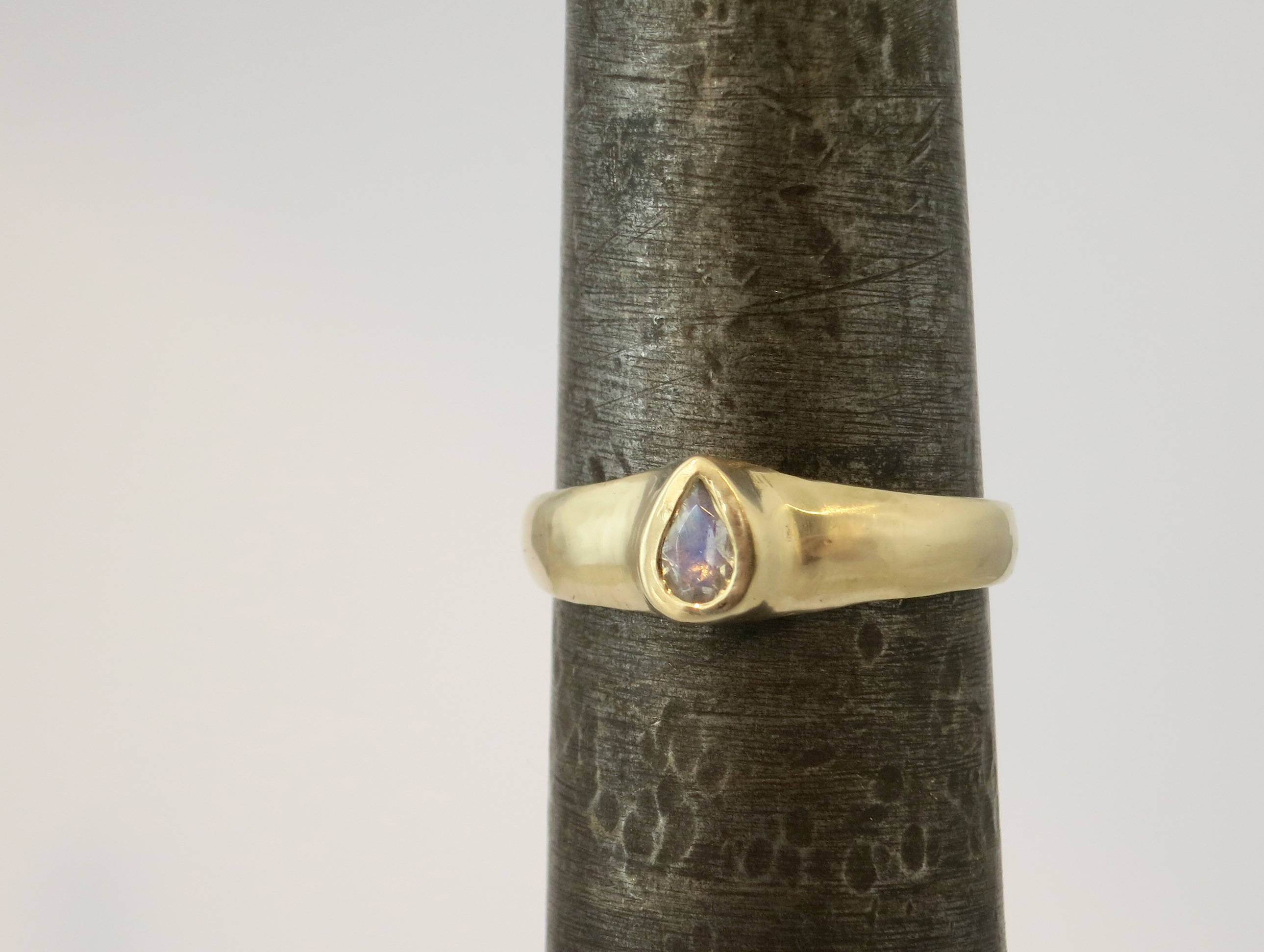 Moonstone Gold Ring Ring for Women Signet Ring Gold Boho | Etsy