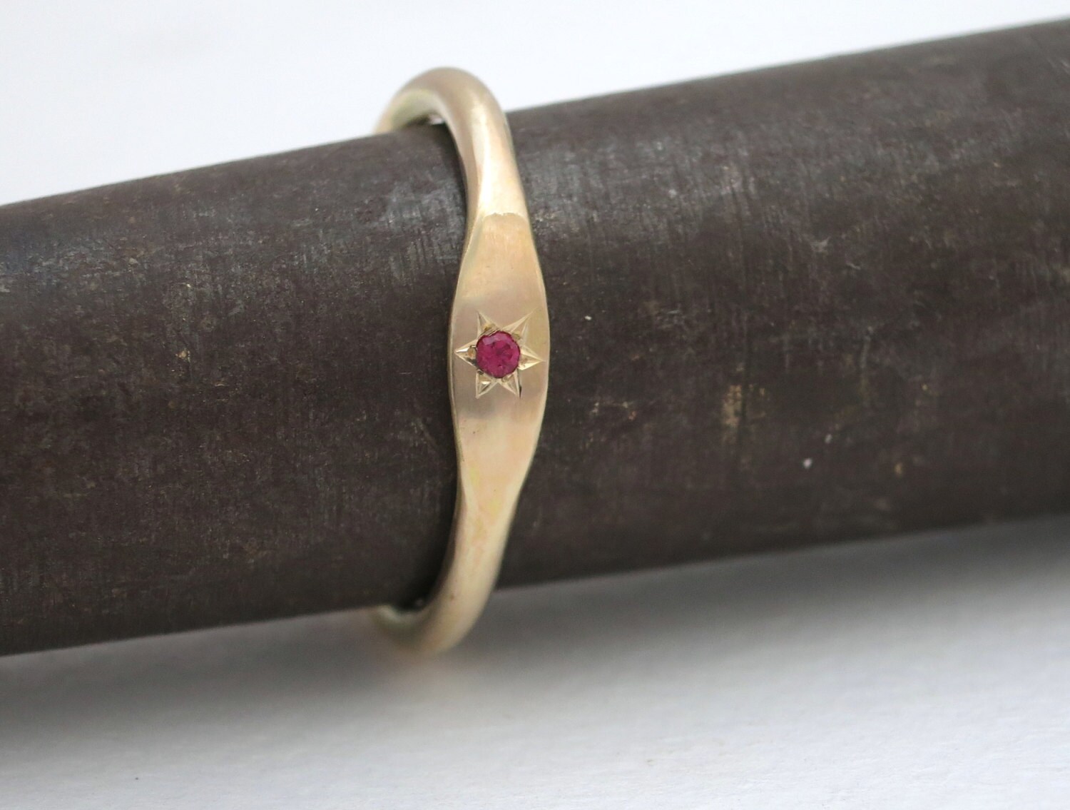 Gold Ruby Ring Signet Ring Women Gold Ring Women 14k Gold - Etsy