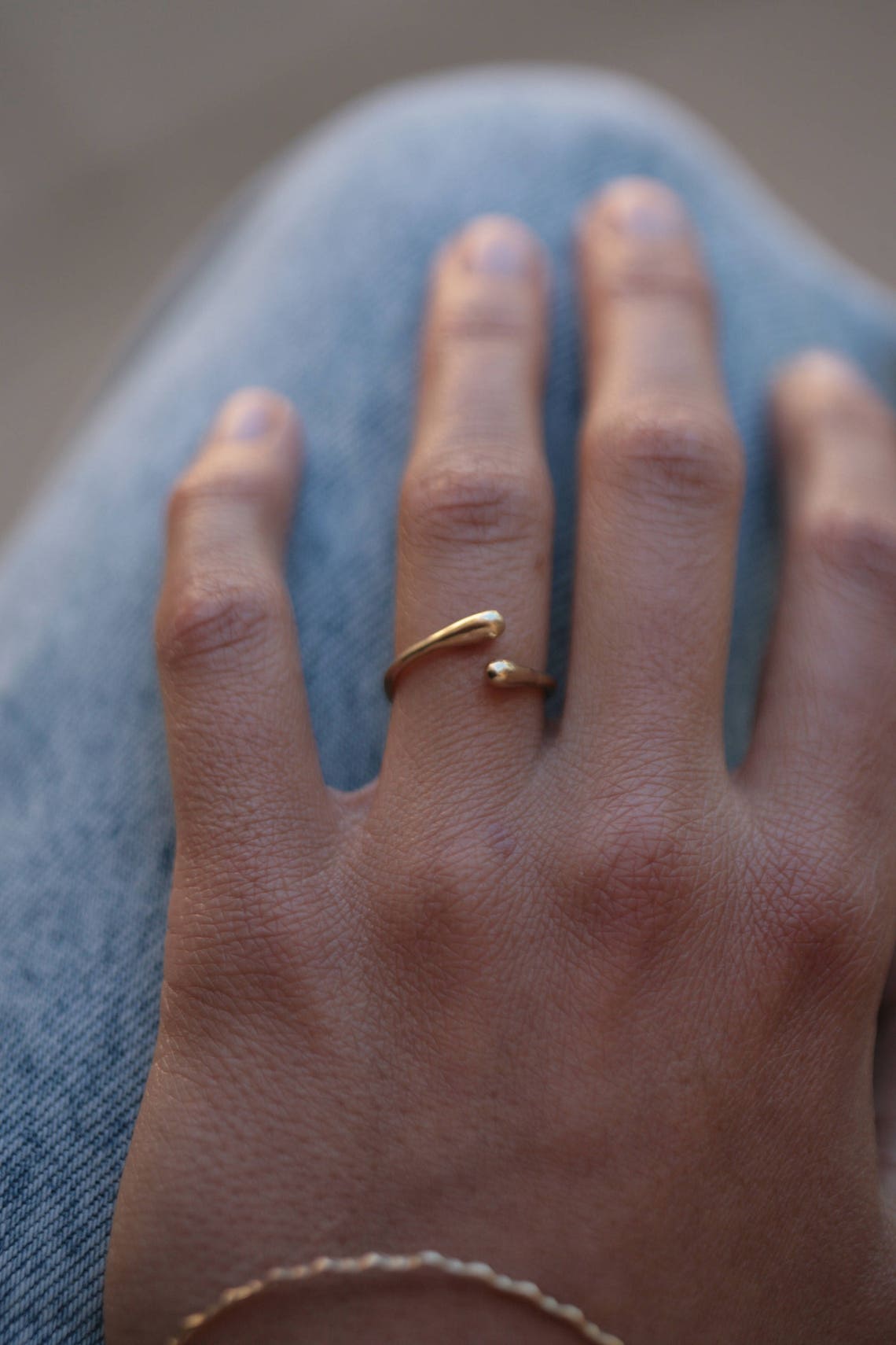 Gold Ring Pinky Ring Pinky Ring Women Gold Pinky Ring 14k - Etsy