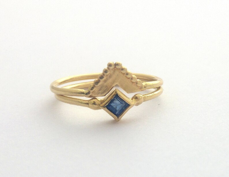 Gold Pinky Ring 14k Solid Gold Ring Women Pinky Ring - Etsy