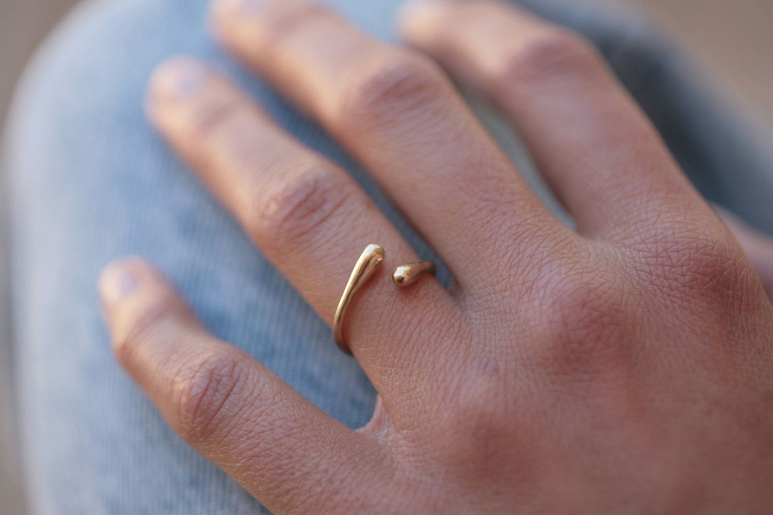 Gold Ring Pinky Ring Pinky Ring Women Gold Pinky Ring 14k - Etsy