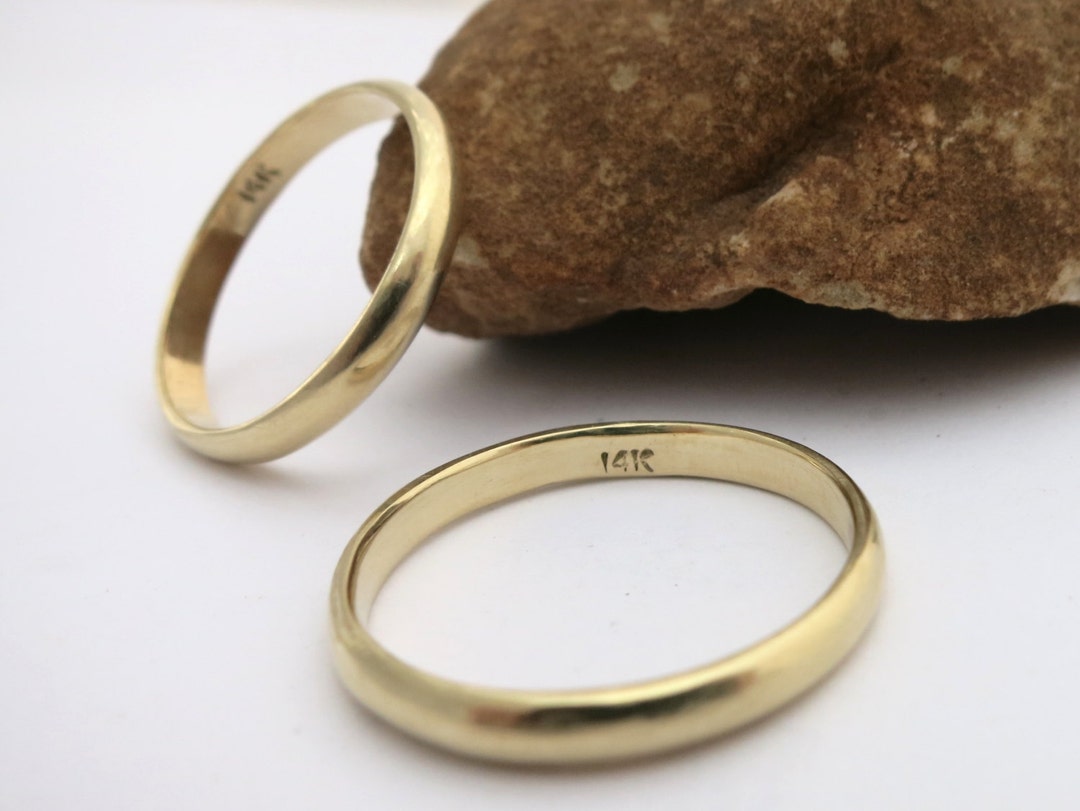 Wedding Bands, Yellow Gold Wedding Bands, Gold Wedding Ring Set ...