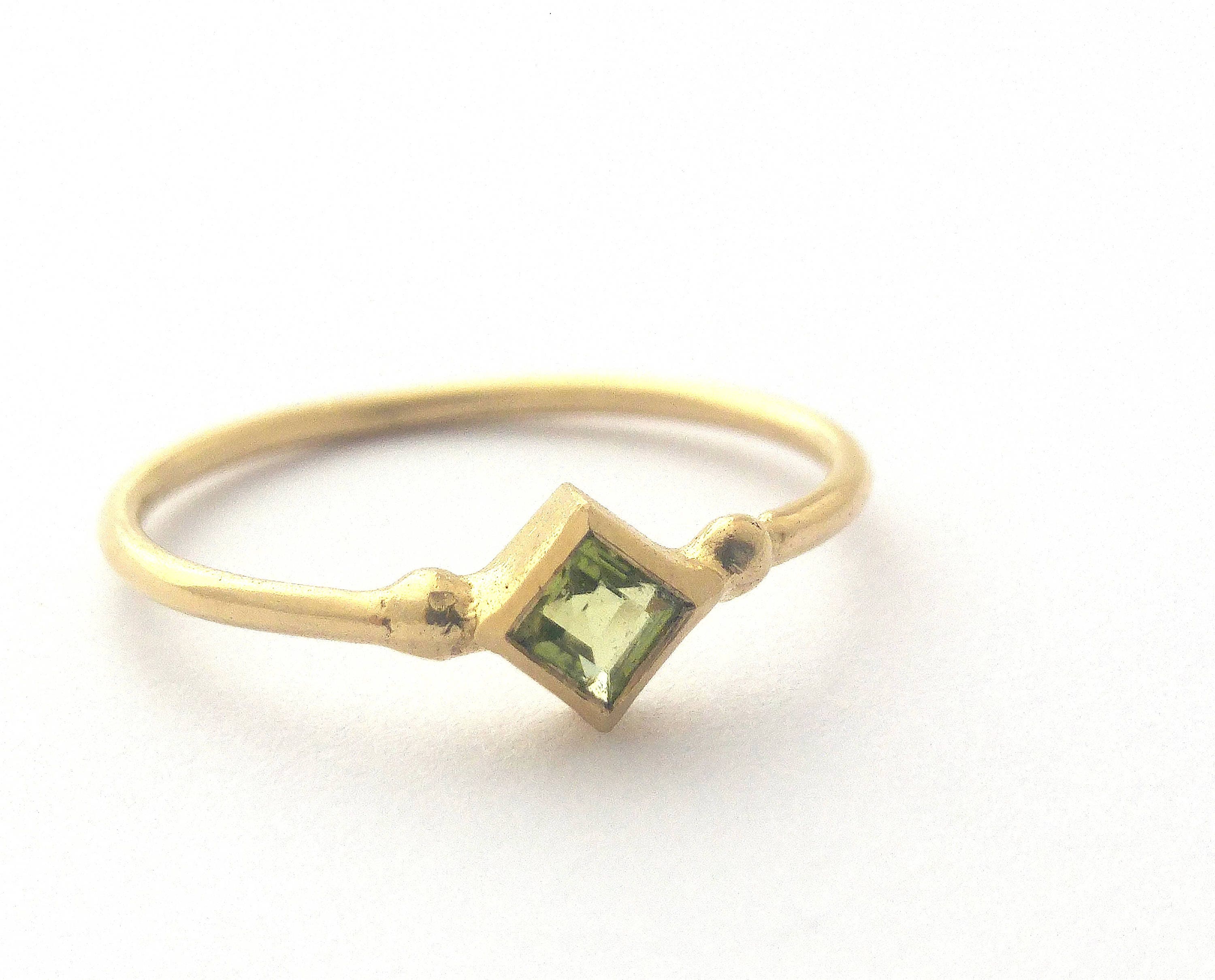Peridot Gold Ring, 14k Gold Ring, Gold Ring Women, Rings for Women ...