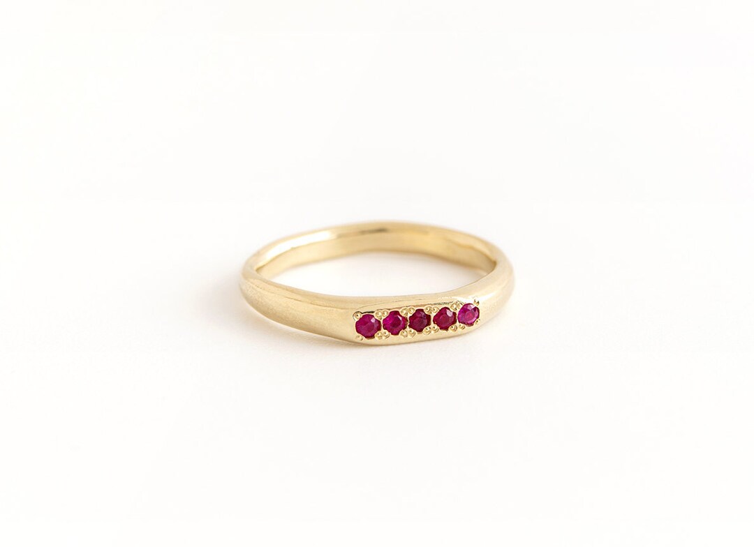 Ruby Ring, Signet Ring, Gold Ruby Ring, Ruby Engagement Ring, Signet ...