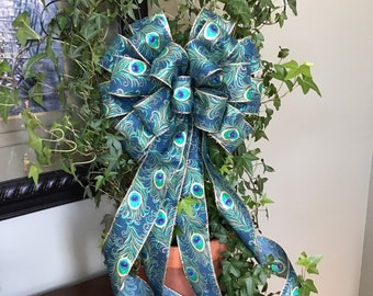 Tree topper bow | Etsy