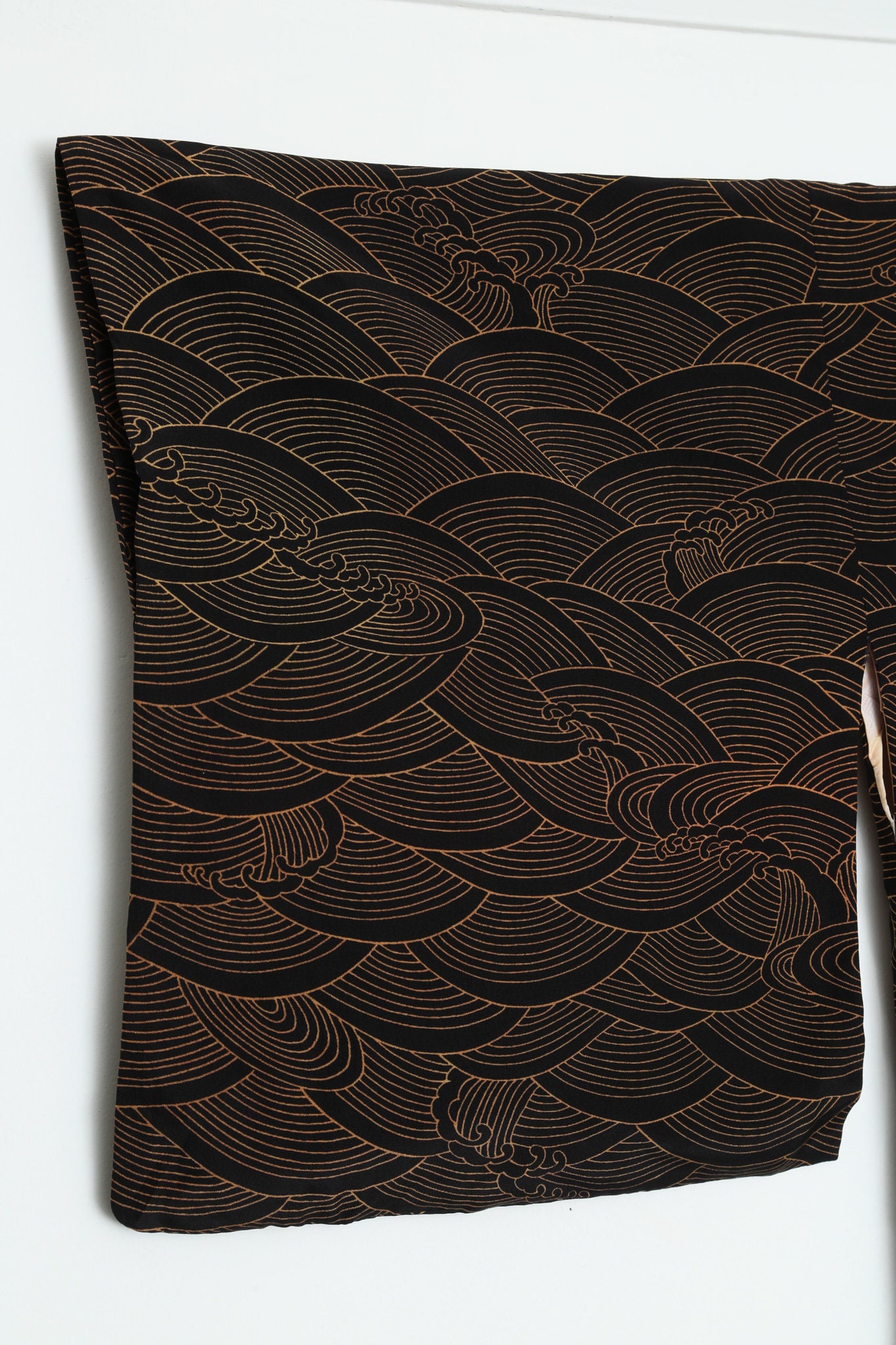 Japanese Michiyuki Kimono Wave Print Jacket - Etsy