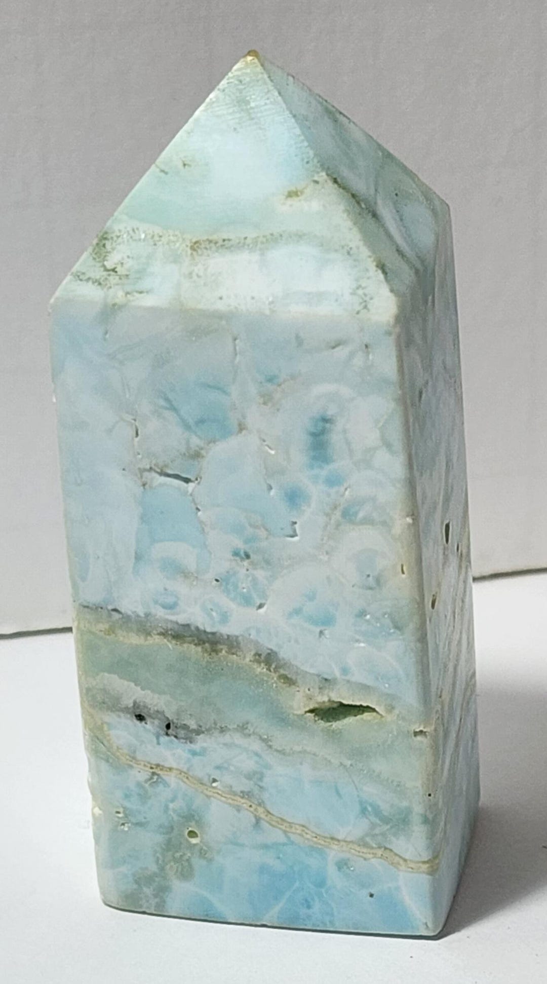 Hand Carved Hemimorphite Tower Point Genuine Crystal Gemstone for the ...