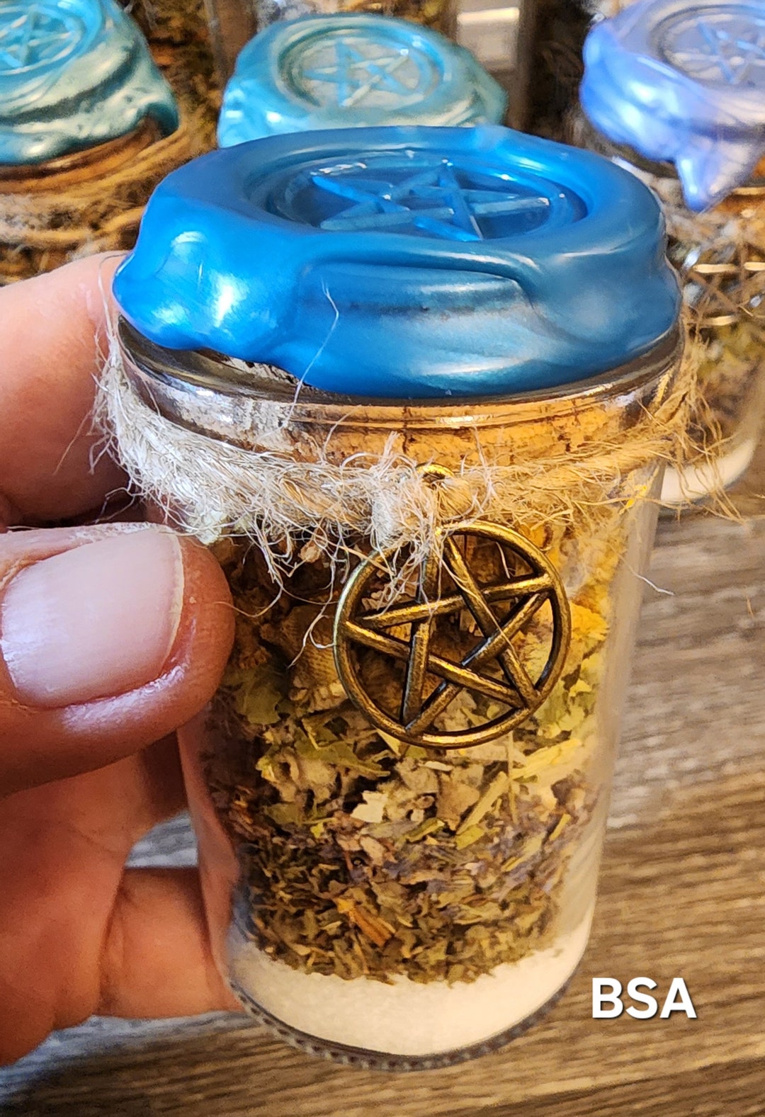 Spell Jar for Better Sleep Witch Spell Bottle Cork Topped Wax Sealed 3 ...
