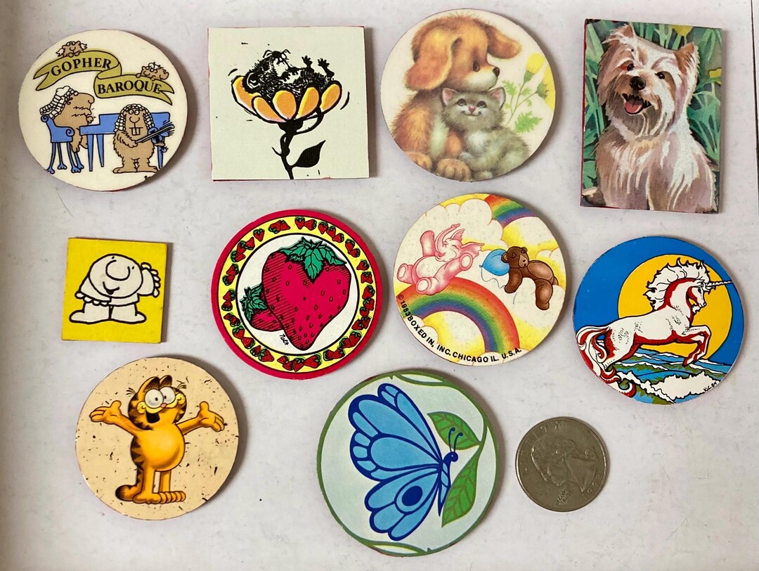 Garfield Cat,unicorn,boynton Gophers,butterfly ,puppy,kitty, Strawberry ...
