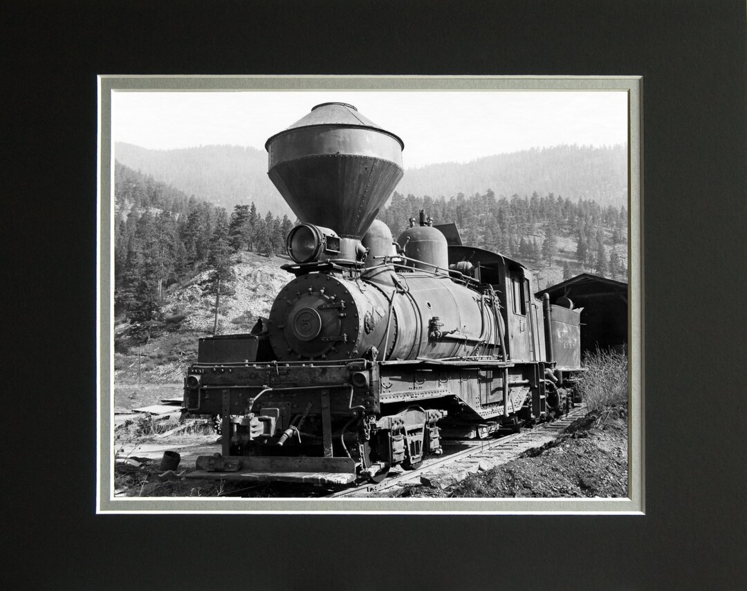 Lima Shay Steam Locomotive-1961 Print, Philip C Johnson Family ...