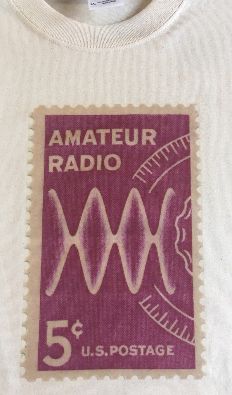 Ham Radio 5 cent postal stamp amateur radio t shirt ham radio | Etsy