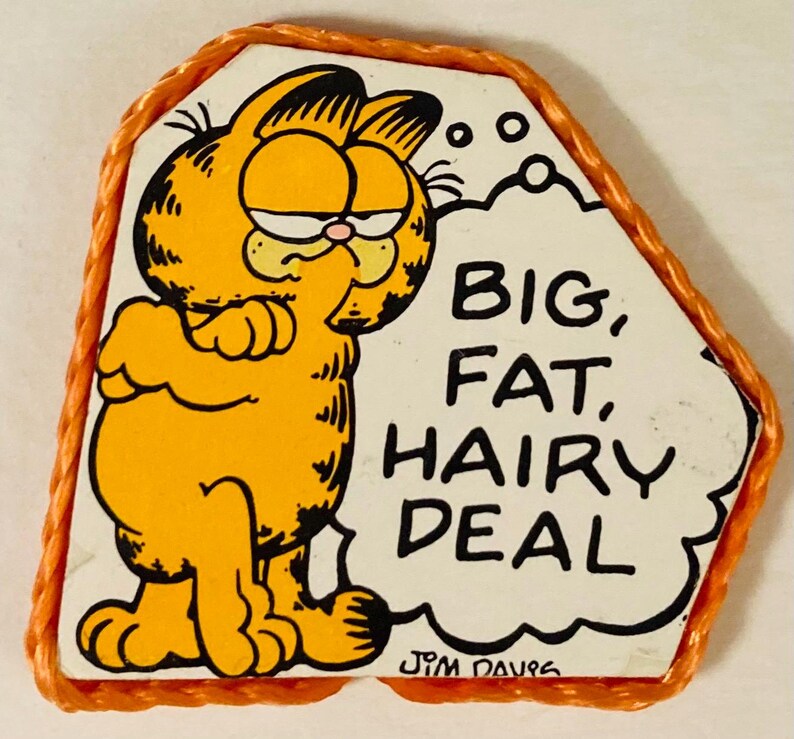 Garfield Vintage Magnets-your Choice of Fun Garfield Magnets, Handmade ...