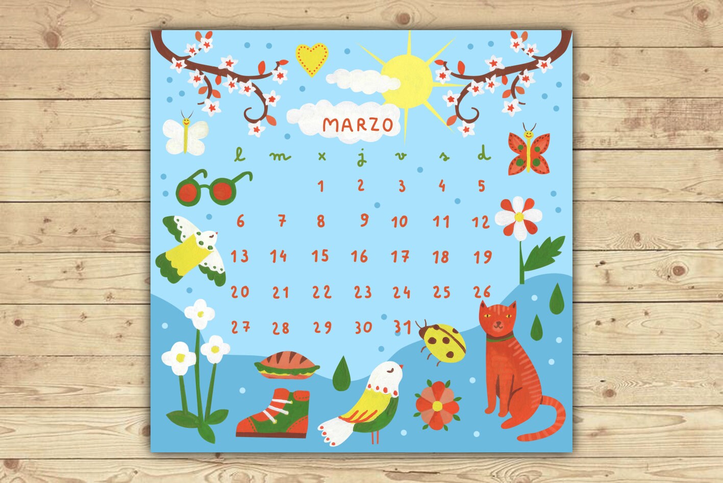 Homeschool Wall Calendar 2025 Calendar Kids, Classroom Calendar ...