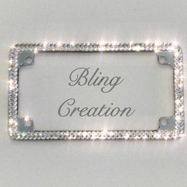 Bling Personalized License Plate Frame - Etsy