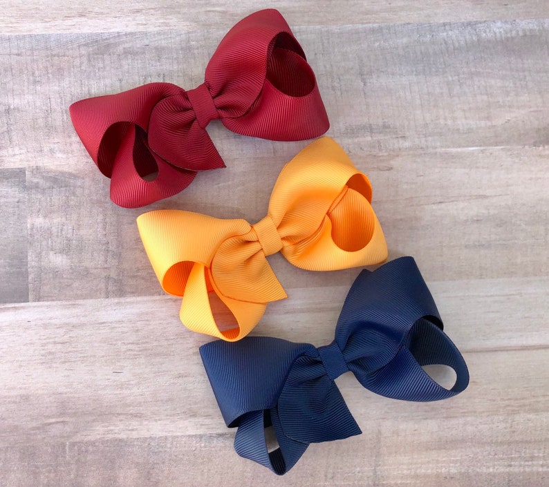 School Hair Bow Set Hair Bows Bows Hair Bows for Girls - Etsy