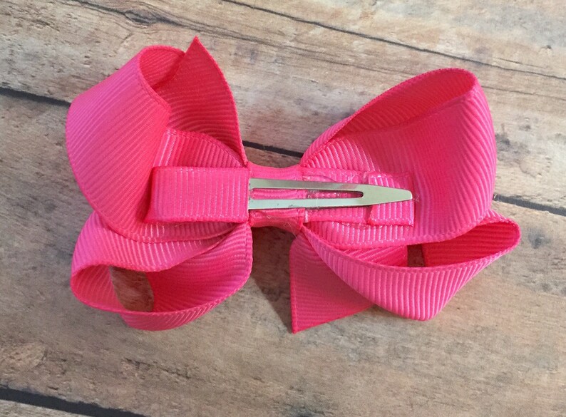 YOU PICK color hair bows 3 inch hair bows hair bows hair | Etsy