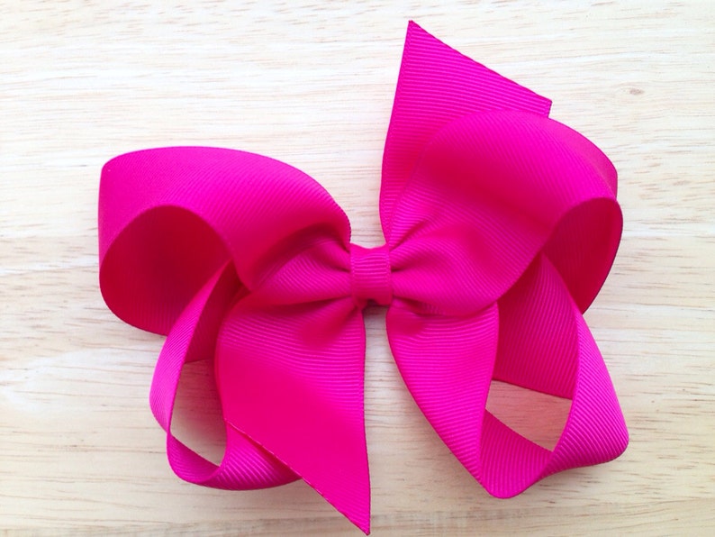 YOU PICK Color Hair Bows 5 Inch Hair Bows Hair Bows Girls - Etsy