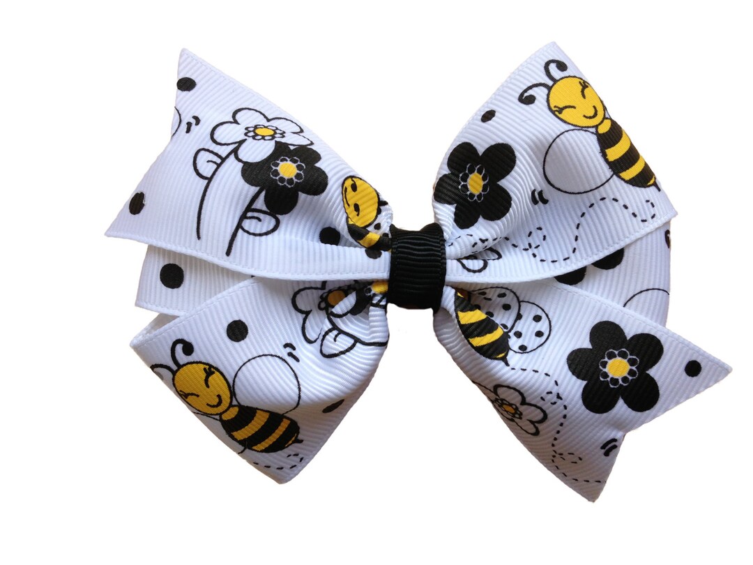 Bumble Bee Hair Bow - Hair Bows, Bows for Girls, Baby Bows, Girls Hair ...