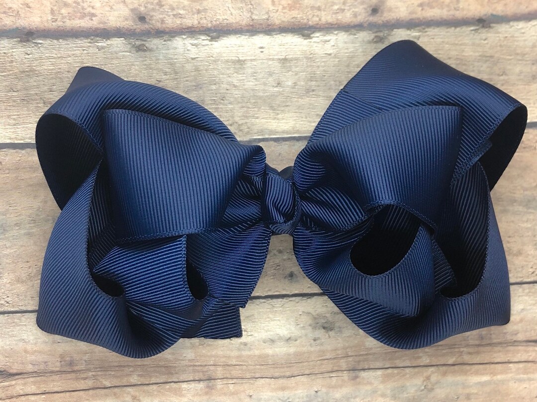 YOU PICK Large Double Stacked Hair Bow - 6 Inch Bows, Cheer Bow, Big ...