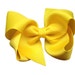 Yellow Hair Bow Hair Bows Bows for Girls Boutique Hair | Etsy