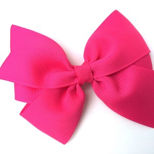 Hot Pink Hair Bow - Bows for Girls, Hair Bows for Girls, Toddler Hair ...