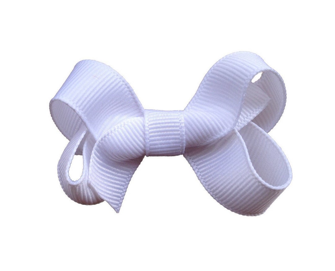 White Hair Bow White Bows, Hair Bows, Baby Bows, Bows for Girls ...