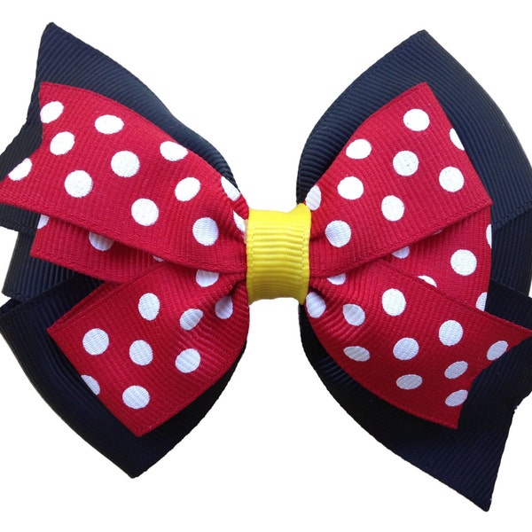 Minnie Mouse Bow - Etsy