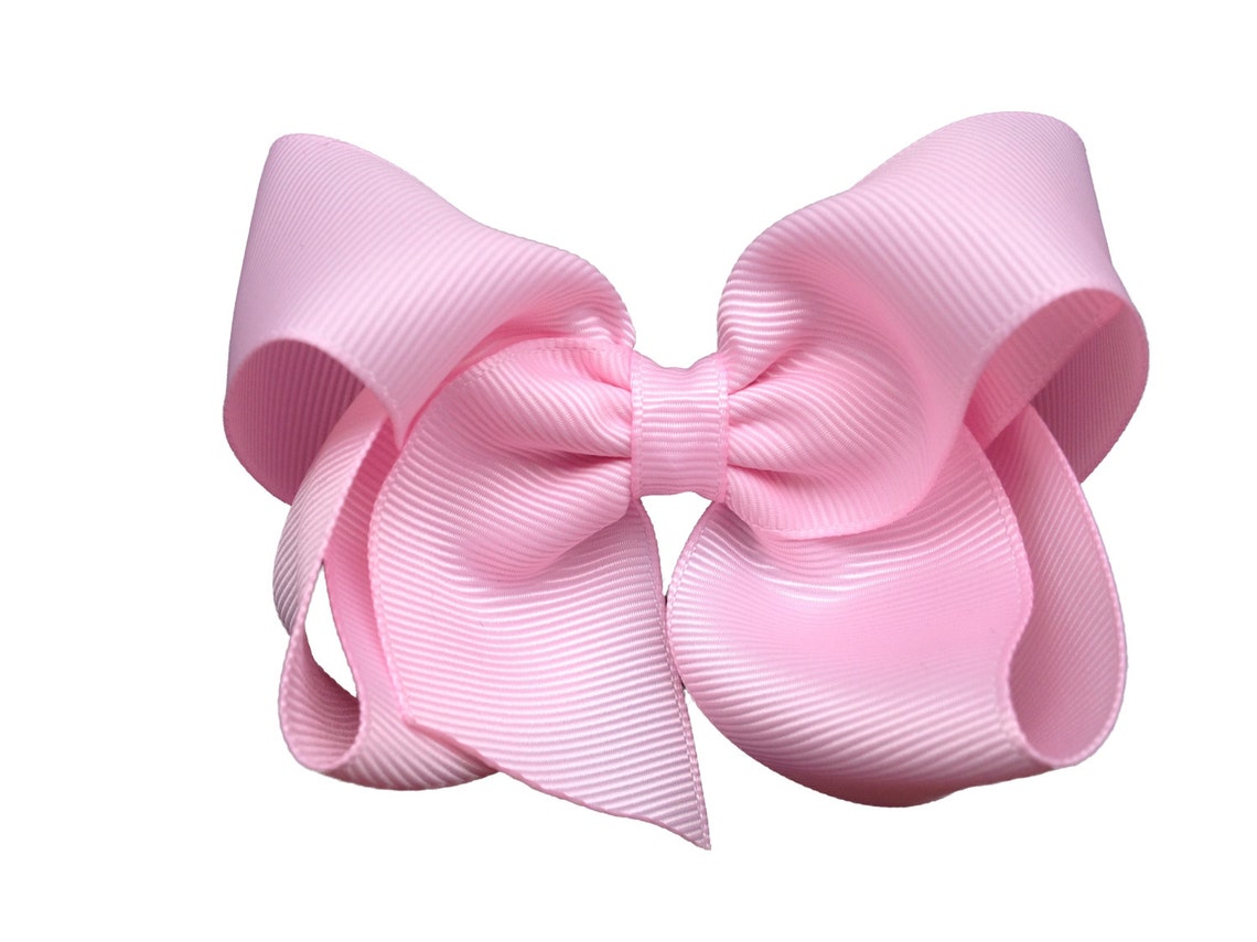 Light Pink Hair Bow Hair Bows Bows for Girls Toddler Hair - Etsy