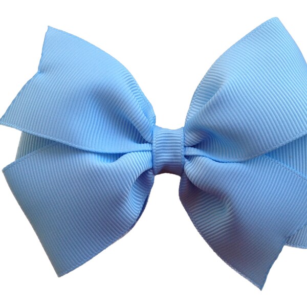 Light Blue Hair Bow - Etsy