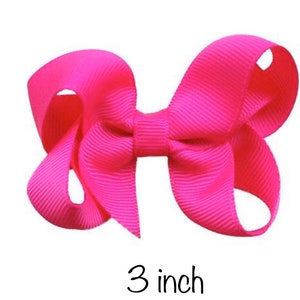 YOU PICK Pink Hair Bow - Hair Bows, Bows for Girls, Baby Bows, Toddler ...