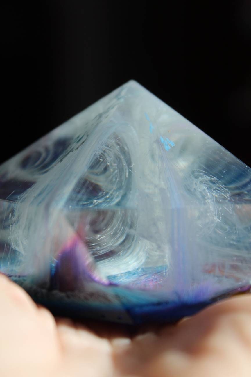 Crystal Point Paperweight, Space Paperweight, Celestial Paper Weight ...