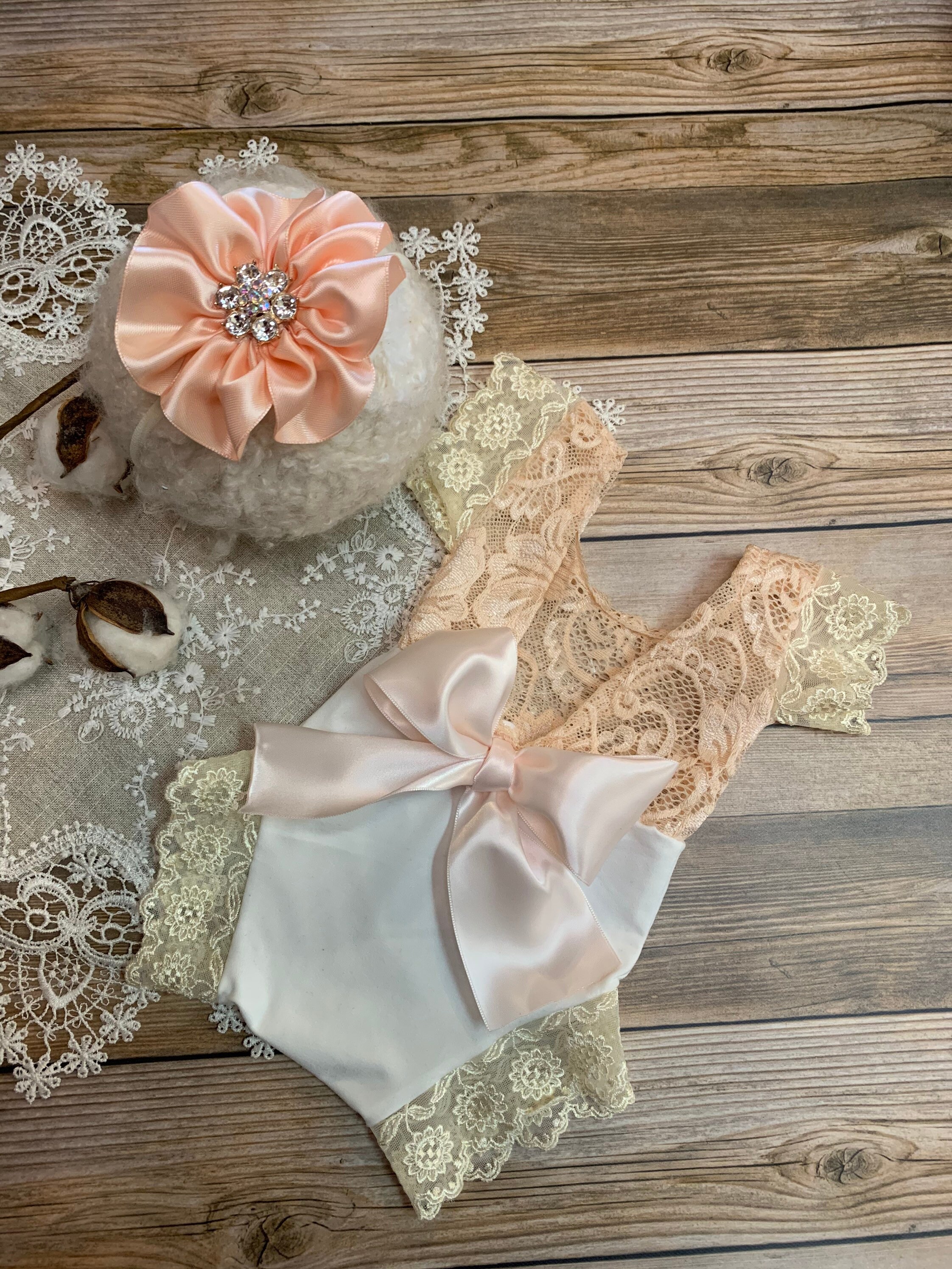 Newborn photo prop Baby photo prop Newborn romper Baby | Etsy
