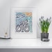 Watercolor Triathlon Abstract Paint - Triathlon Art Print - Triathlon ...