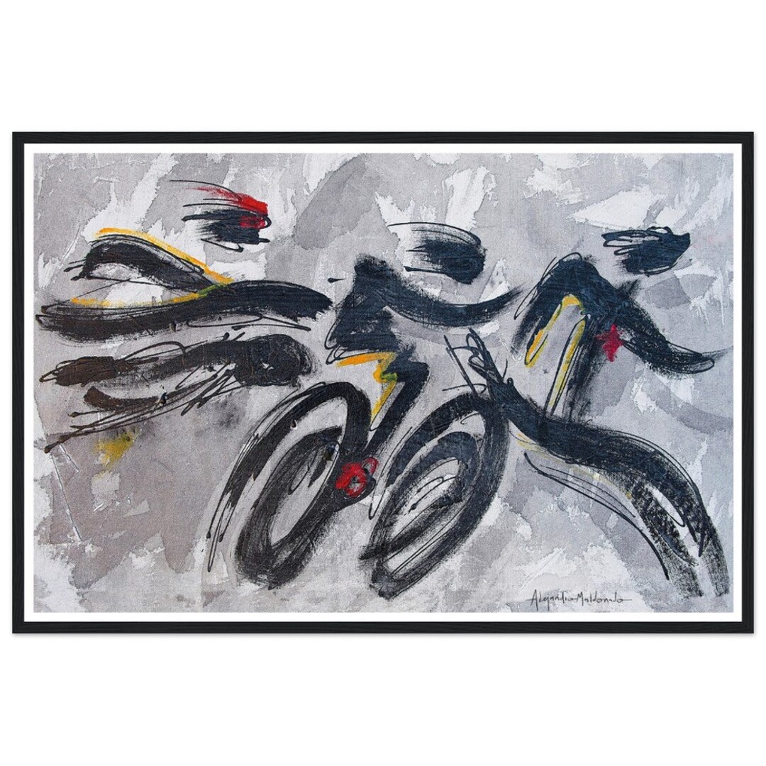 Triathlon on Shadow Sequence- Triathlon Wall Decor - Gift for ...