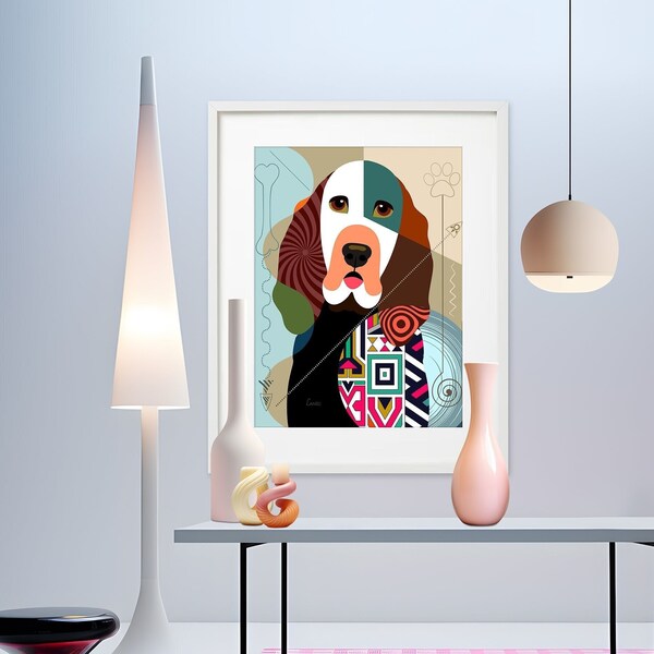 Abstract Pet Portrait - Etsy