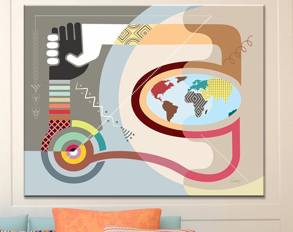 Racial Equality Art Racism Painting, World Unity