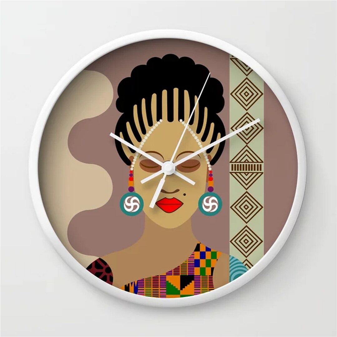 Black Girl Magic Clock, African Woman Black Queen Decor - Etsy